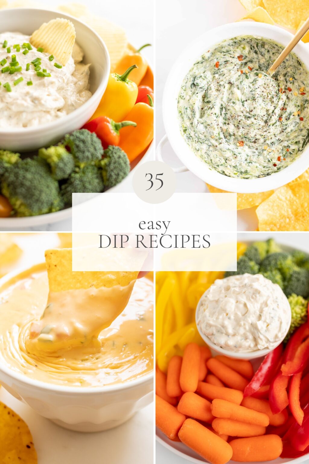 35 of the BEST Easy Dip Recipes | Julie Blanner